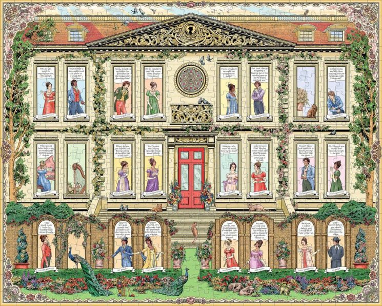 World of Jane Austen: A Conversation Puzzle (500 pieces) - Chawton House