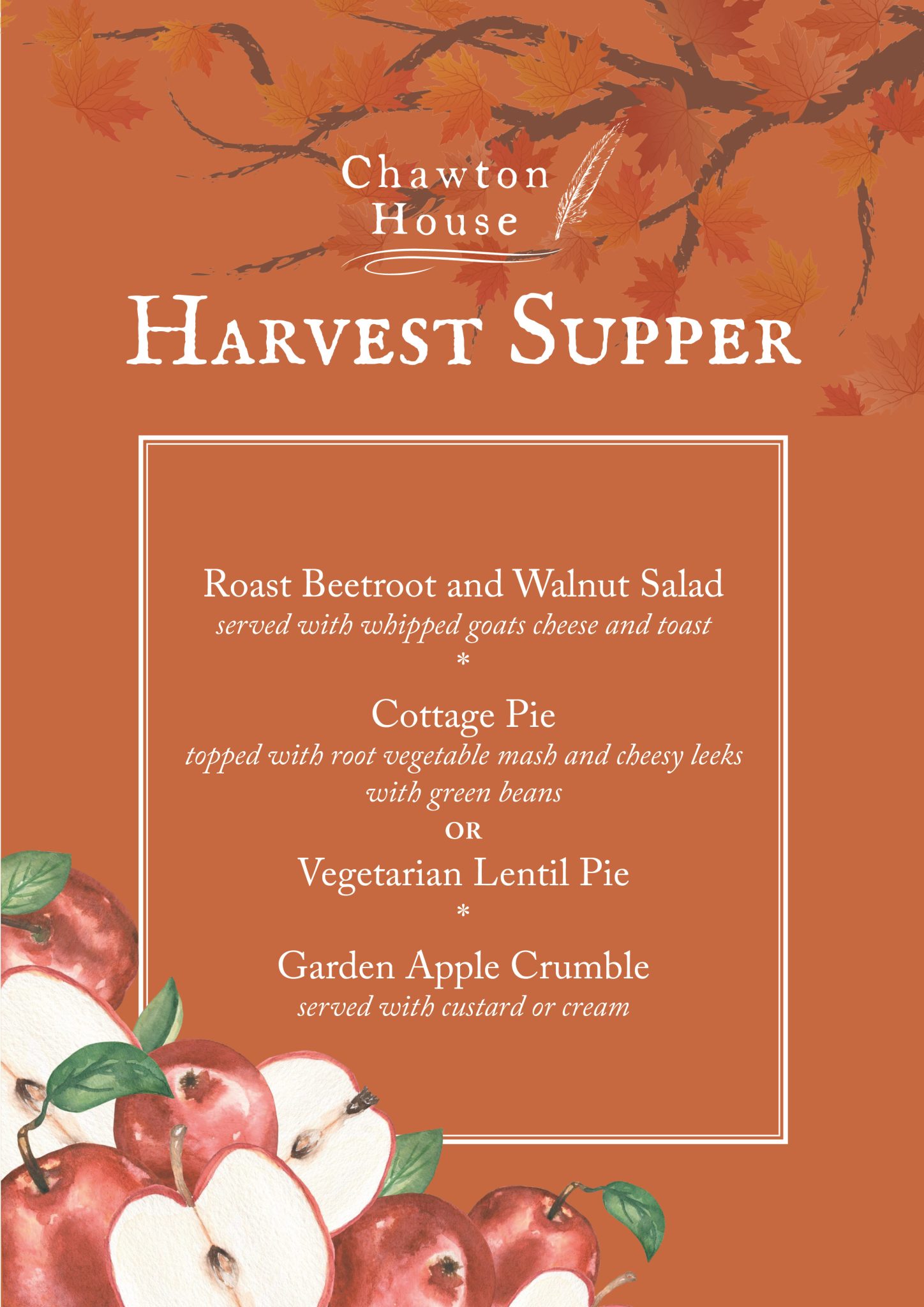 Harvest Supper *SOLD OUT* - Chawton House